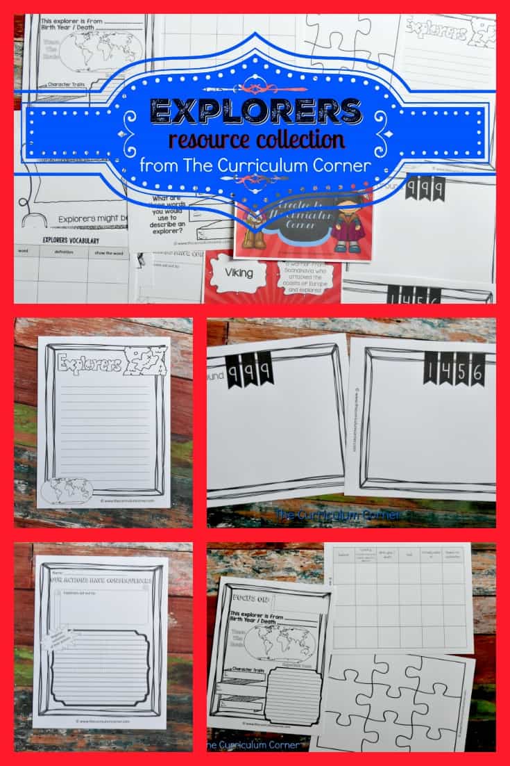 Focus on Explorers - The Curriculum Corner 4-5-6