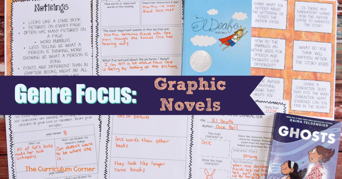 Genre Focus: Graphic Novels - The Curriculum Corner 4-5-6