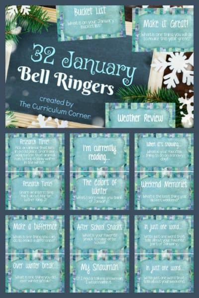 January Bell Ringers - The Curriculum Corner 4-5-6