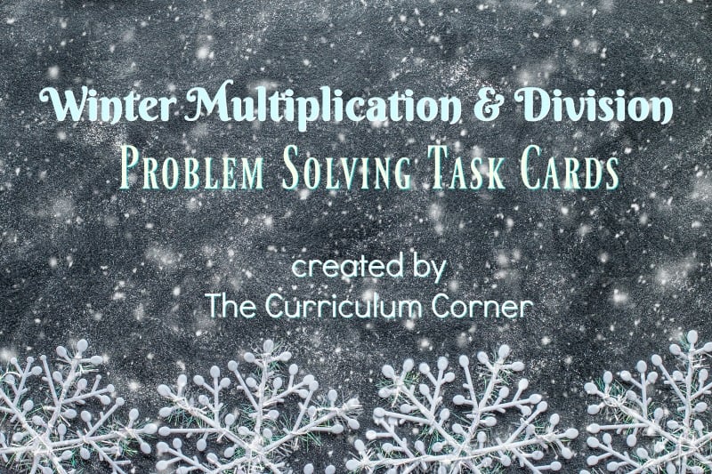 These winter problem solving task cards are designed to give your ...