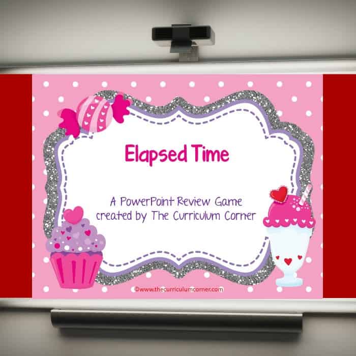 Elapsed Time Game The Curriculum Corner 4 5 6