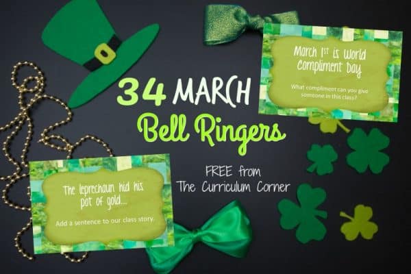 March Bell Ringers - The Curriculum Corner 4-5-6