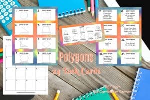 Polygon Task Cards - The Curriculum Corner 4-5-6