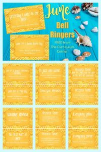 June Bell Ringers - The Curriculum Corner 4-5-6