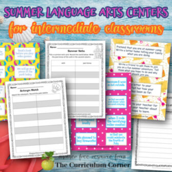 Summer Archives - The Curriculum Corner 4-5-6