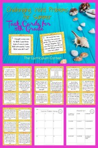 Summer Challenge Problem Solving - The Curriculum Corner 4-5-6