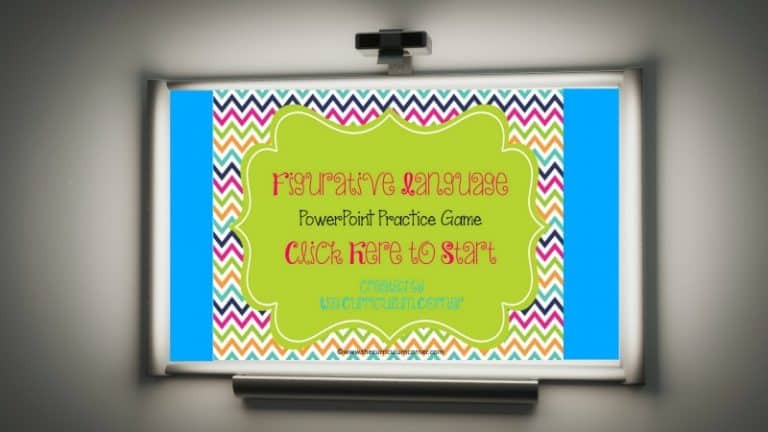 Figurative Language PowerPoint - The Curriculum Corner 4-5-6