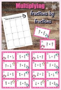 Fraction Scoot Game #2 (Fraction x Fraction) - The Curriculum Corner 4-5-6