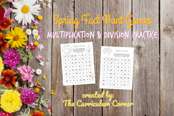 Spring Fact Hunt - The Curriculum Corner 4-5-6