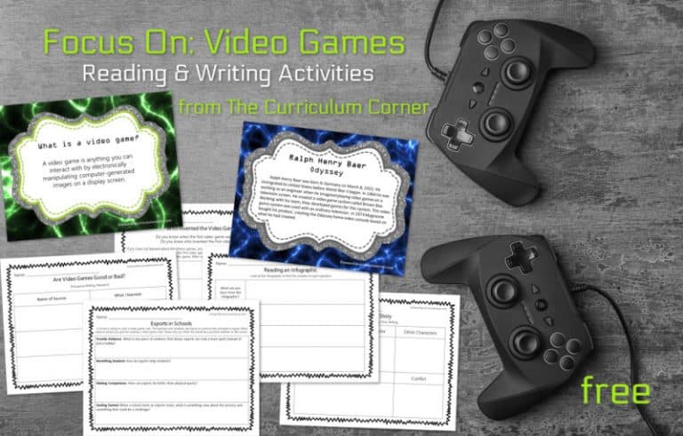 Focus on: Video Games - The Curriculum Corner 4-5-6
