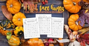 Fall Fact Hunt - The Curriculum Corner 4-5-6