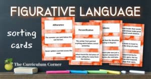 Figurative Language Cards - The Curriculum Corner 4-5-6