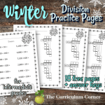 Winter Cover-It Multiplication & Division Games - The Curriculum Corner ...