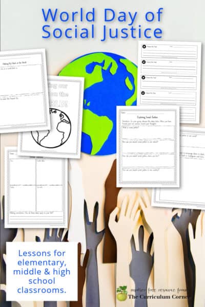 World Day of Social Justice - The Curriculum Corner 4-5-6
