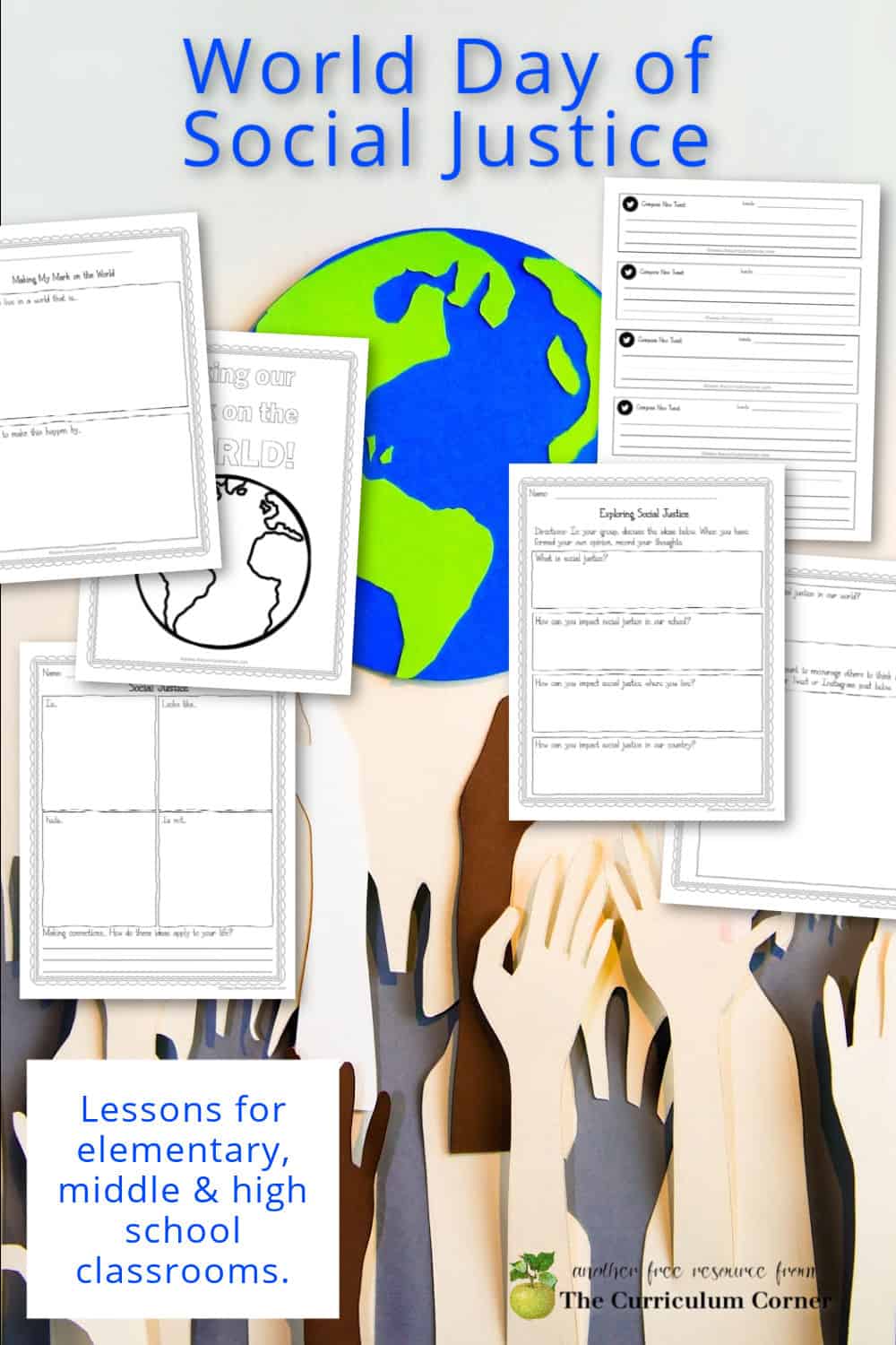 World Day Of Social Justice The Curriculum Corner 4 5 6 World Day Of Social Justice The Curriculum Corner 4 5 6