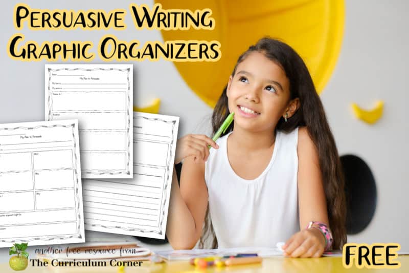 Persuasive Writing Graphic Organizers The Curriculum Corner 4 5 6 Persuasive Writing Graphic Organizers The Curriculum Corner 4 5 6