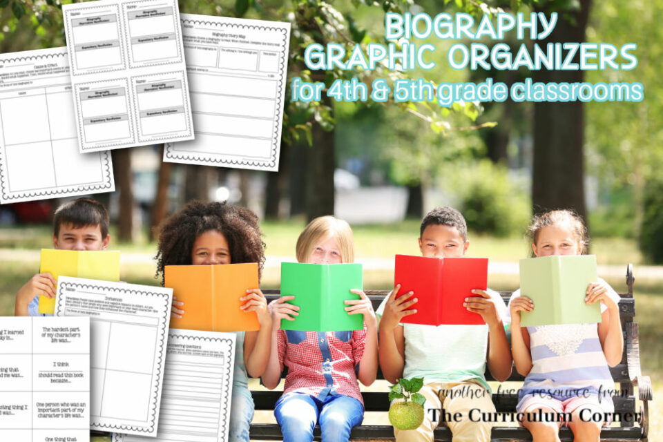 Biography Graphic Organizers - The Curriculum Corner 4-5-6
