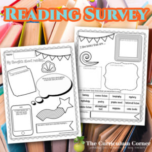 reading survey feature - The Curriculum Corner 4-5-6