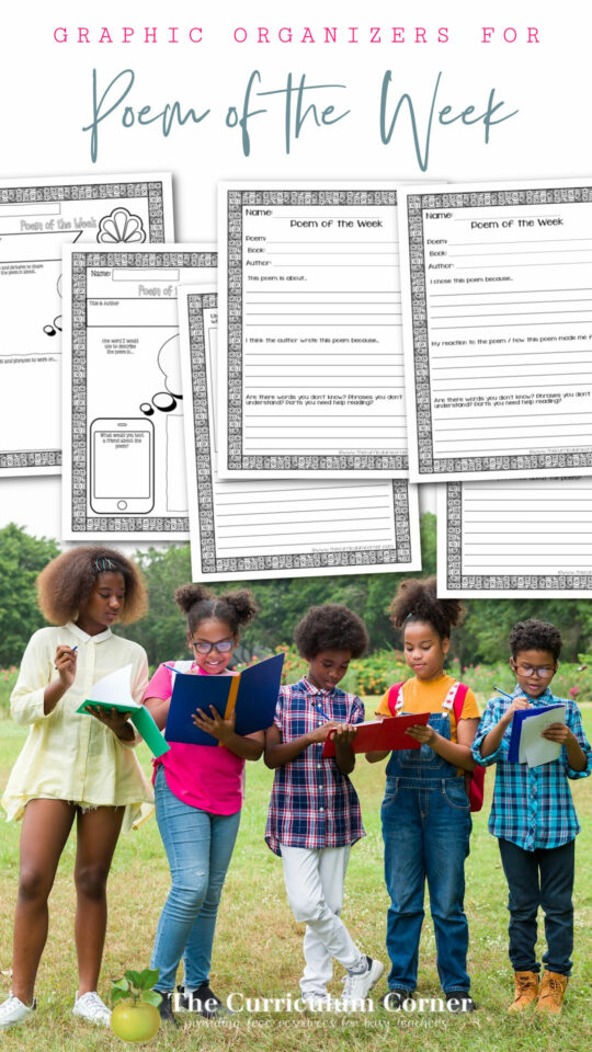 Poem of the Week - The Curriculum Corner 4-5-6