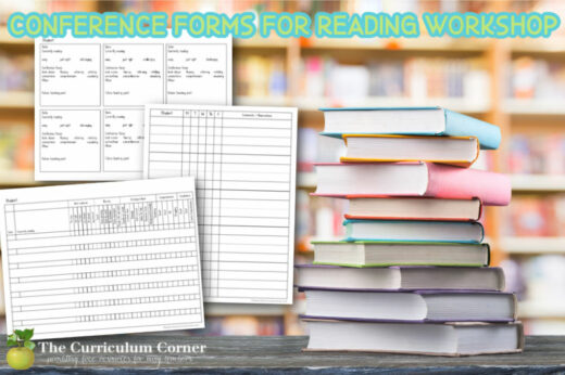 Conferencing Forms for Reading Workshop - The Curriculum Corner 4-5-6