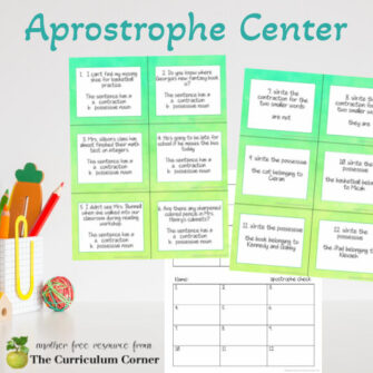 apostrophe center fb - The Curriculum Corner 4-5-6