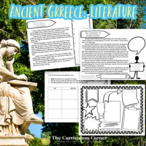 ancient greece literature feature - The Curriculum Corner 4-5-6