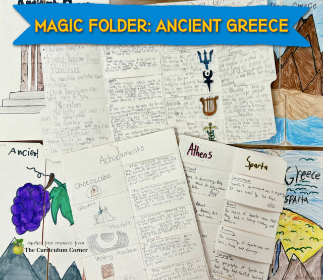 Ancient Greece Magic Folder - The Curriculum Corner 4-5-6