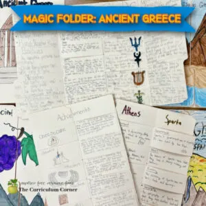 ancient greece magic folder feature - The Curriculum Corner 4-5-6