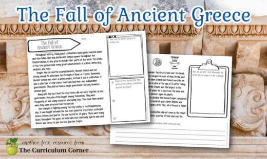 The Fall of Ancient Greece - The Curriculum Corner 4-5-6