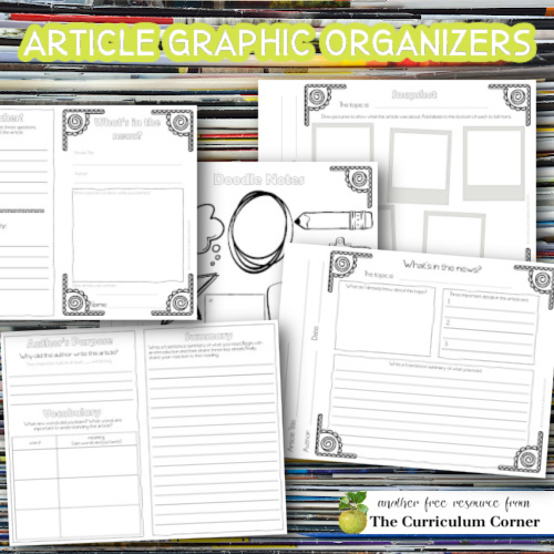 Journalism Graphic Organizer