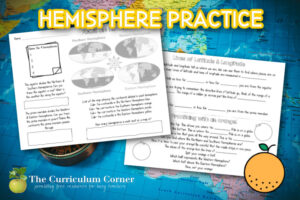 Hemisphere Introduction - The Curriculum Corner 4-5-6