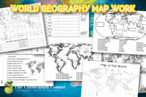 World Geography Map Work - The Curriculum Corner 4-5-6