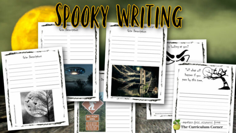 Spooky Writing Ideas - The Curriculum Corner 4-5-6