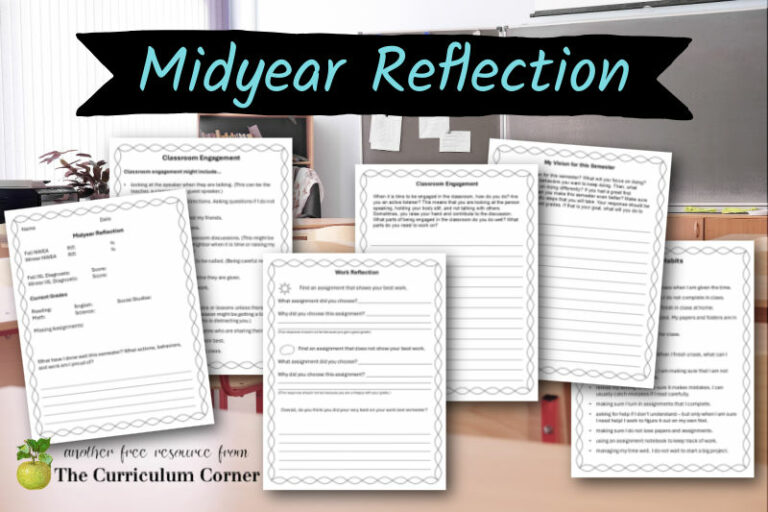 Midyear Reflection - The Curriculum Corner 4-5-6