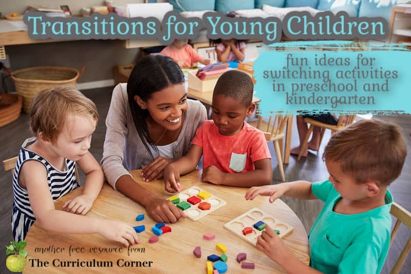 Transitions For Young Children The Kinder Corner Transitions For Young Children The Kinder Corner