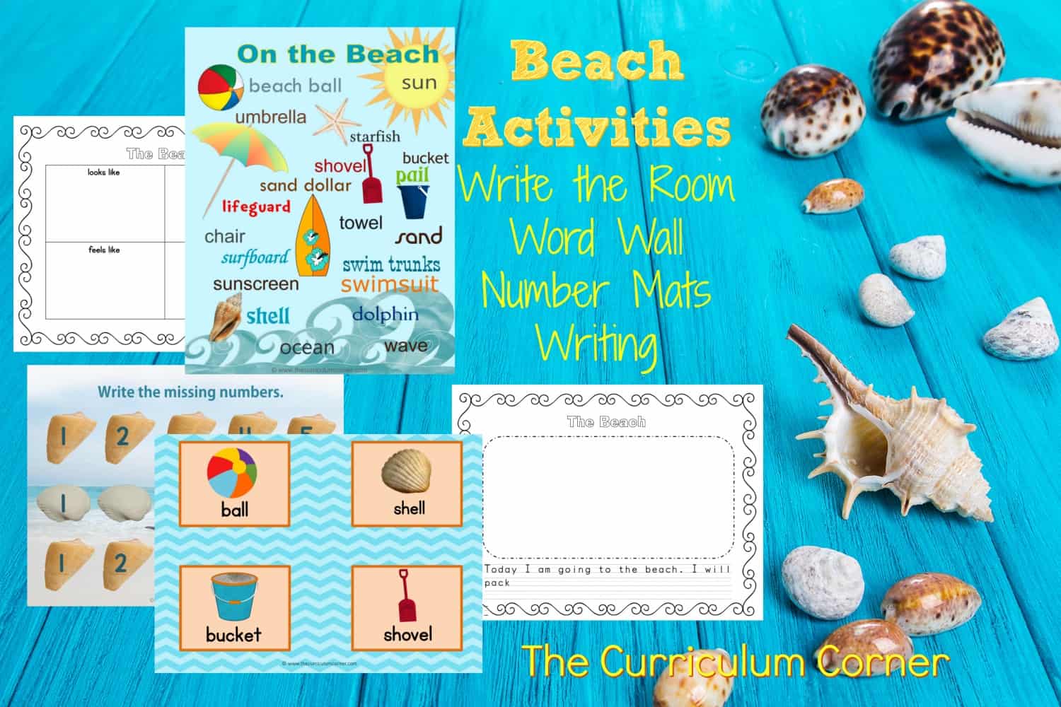 Beach Themed Activities for Young Learners - The Kinder Corner
