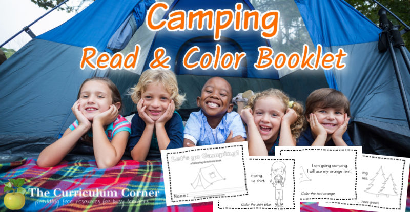 Read & Color: Camping Booklet - The Kinder Corner