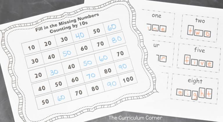 Counting & Cardinality Booklet - The Kinder Corner