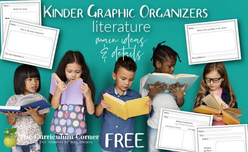 Graphic Organizers for Literature - The Kinder Corner