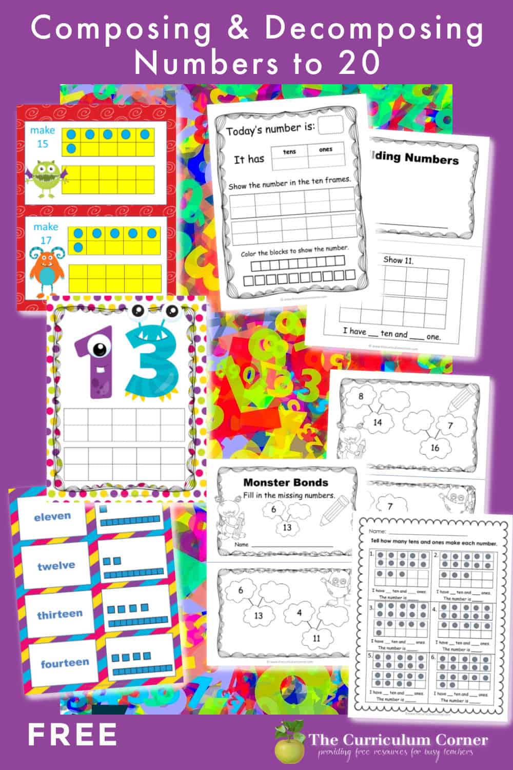 Composing & Decomposing (11-20) - The Kinder Corner