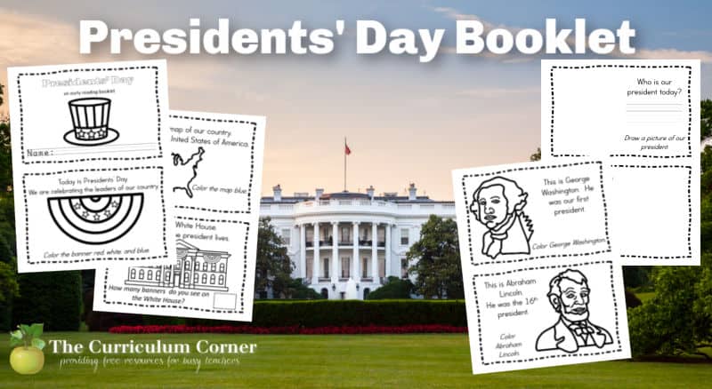 Presidents' Day Booklet - The Kinder Corner