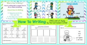 Unit of Study: How-To Writing - The Kinder Corner
