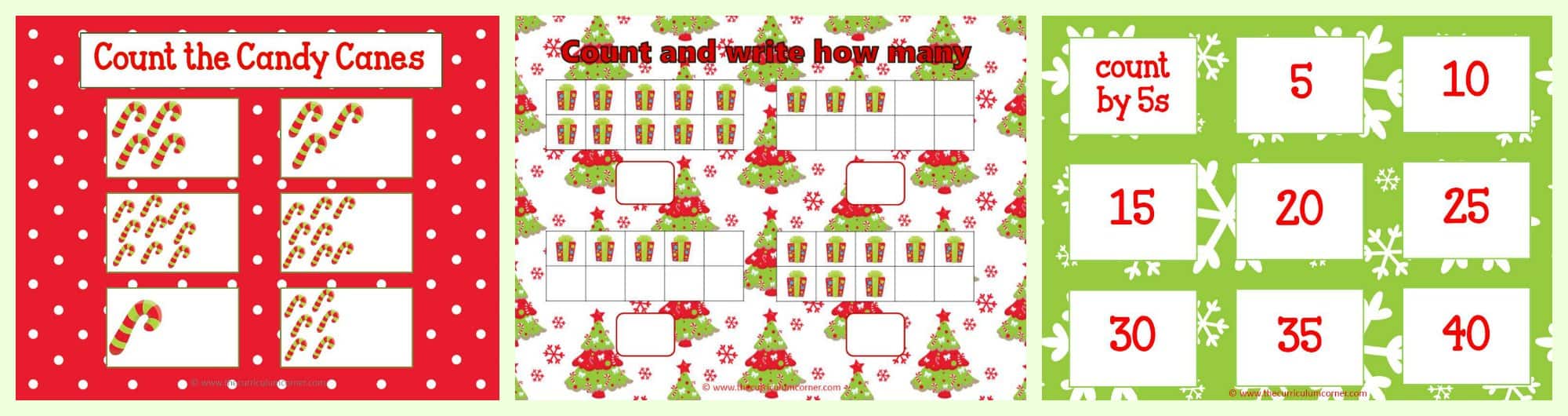 Christmas Math & Literacy Centers - The Kinder Corner