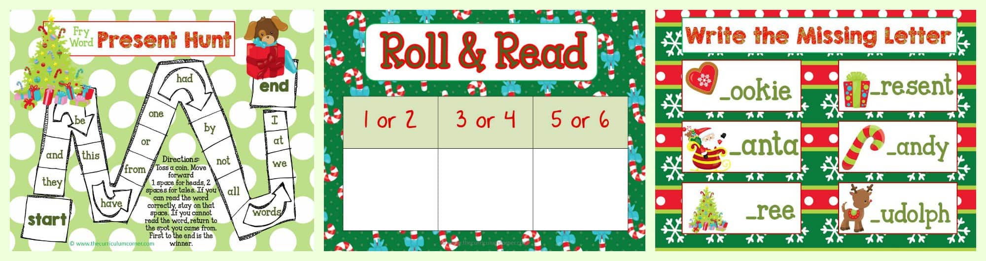 Christmas Math & Literacy Centers - The Kinder Corner