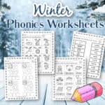 Winter Print & Go Practice Pages - The Kinder Corner