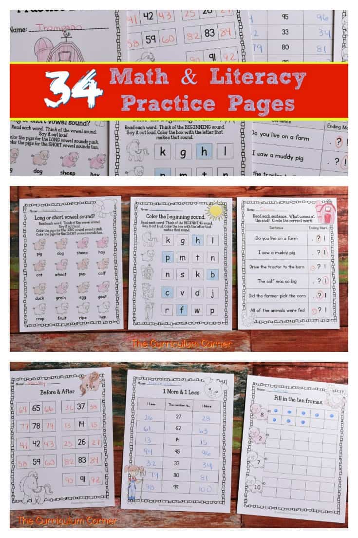 Farm Print & Go Pages - The Kinder Corner