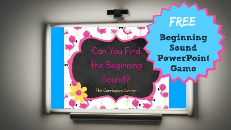 Beginning Sounds PowerPoint Game - The Kinder Corner