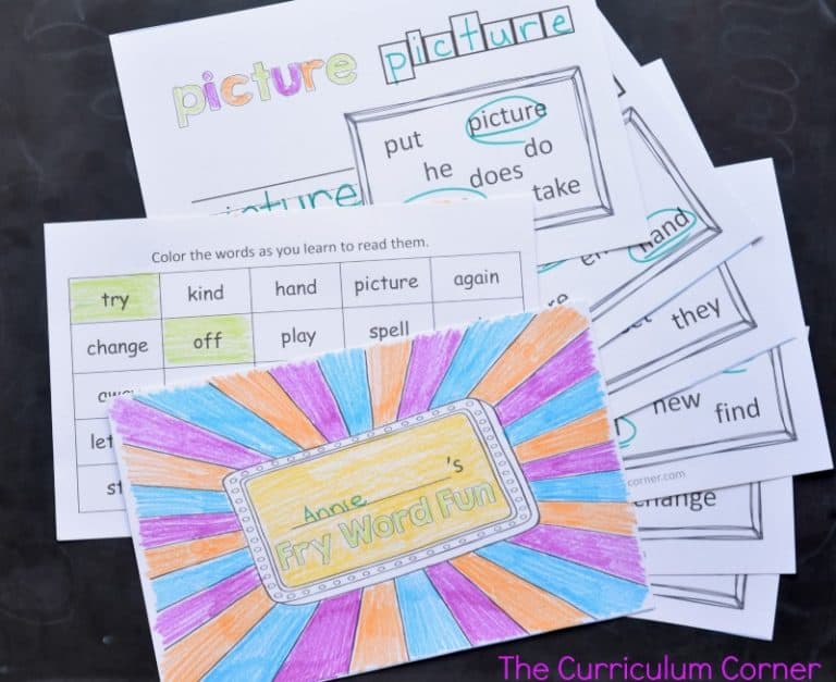 Fry Word Fun Booklets (2nd Hundred) - The Kinder Corner