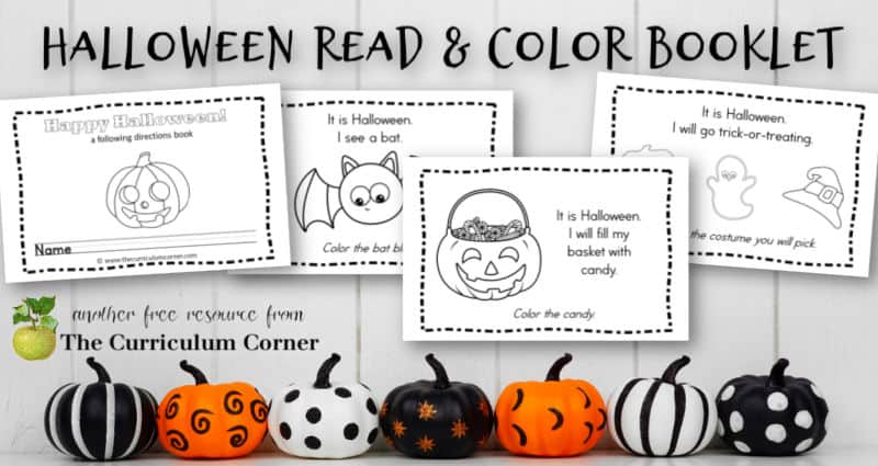 Halloween Booklet - The Kinder Corner