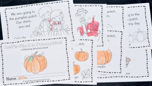 Pumpkin Patch Read & Color Book - The Kinder Corner